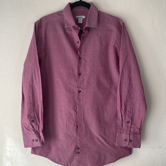 Bar III | Shirts | Mens Bar Iii Slim Fit Stretch Dress Shirt Purple Sz ...